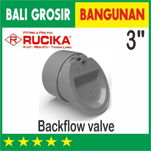 Jual 3" BACKFLOW VALVE RUCIKA SPECIAL FITTING PIPA PVC - Kab. Badung ...