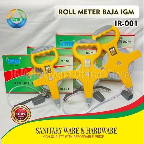 Jual ROL METER PLAT BAJA IGM METERAN TANCAP 30M, 50M, 100M IR-001 - 30 ...