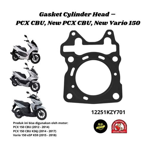 Jual Perpak paking blok hed head blok atas vario adv pcx 150 ...