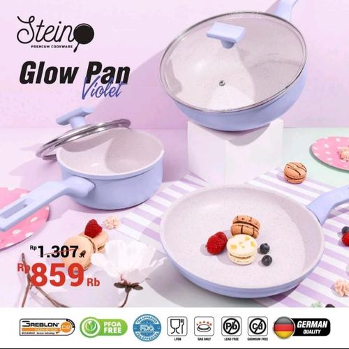 Jual Stein Cookware Paket Glowpan / Steincookware Glow pan Series Panci ...