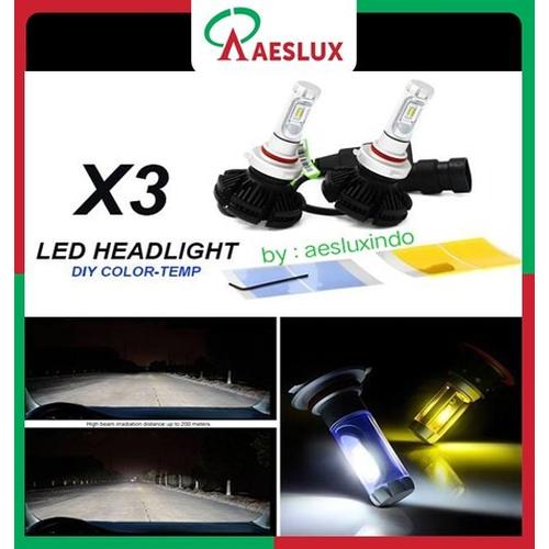 Jual Led Mobil X3 Headlamp lampu led headlamp foglamp mobil - Jakarta ...