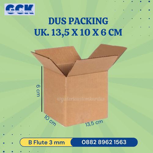 Jual Kardus Packing Dus Kecil Box Diecut 13,5x10x6 B Flute - Jakarta ...