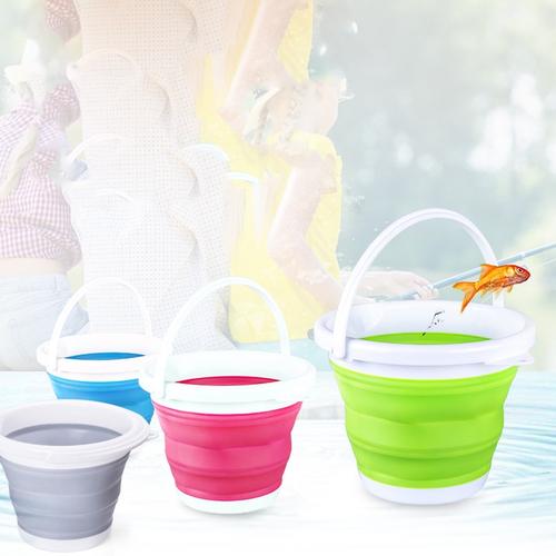 Jual Ember Lipat Silikon Portable 3L 5L 10L Water Bucket Foldable ...