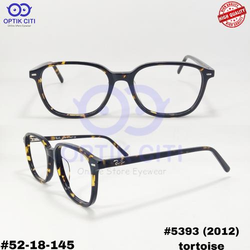Jual Frame Kacamata Pria Wanita Kotak 5393 Ringan Grade Premium - Hitam ...