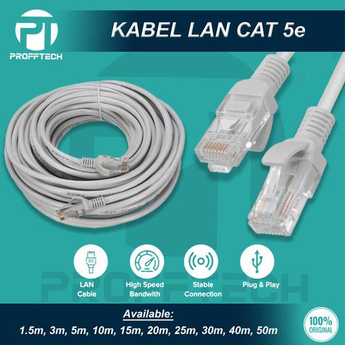 Jual Kabel Lan cat 5 e, 10 meter - Jakarta Pusat - ProffTech Indonesia ...