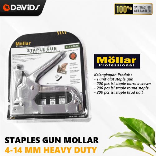 Jual Steples Tembak Gun Tacker Staples Stapler Setaples Mollar 3in1 4 ...