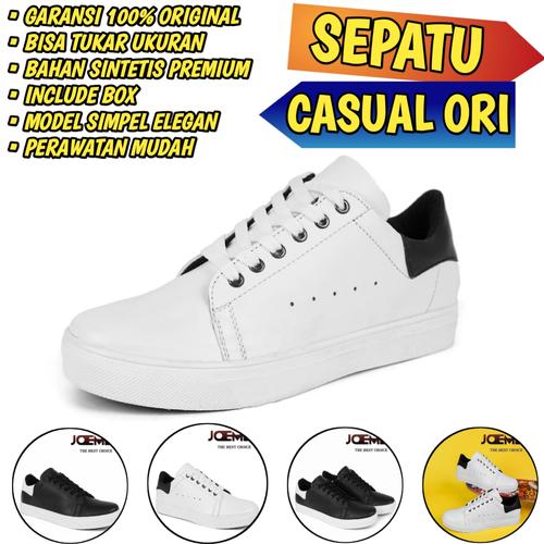 Jual Joemen Sepatu Sneakers J95 100% Brand Lokal Sepatu Tali Pria ...
