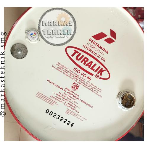 Jual ECERAN (1 LITER) OLI PERTAMINA TURALIK 48 ISO VG 46 / OLI HIDROLIK ...