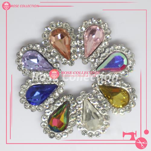 Jual Diamond Cangkang Kaca / Permata Cangkang tetes Bintik 7x15, 12pcs ...