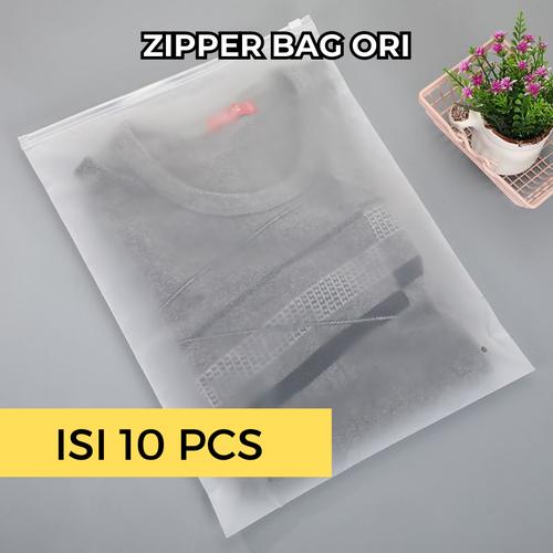 Jual Zipper bag / tas ziplock MATTE/ doff premium tebal ori PE isi 10 ...