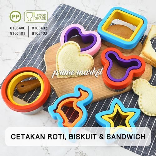 Jual Cetakan Roti Tawar Karakter Pemotong Roti Tawar Cetakan Biskuit ...