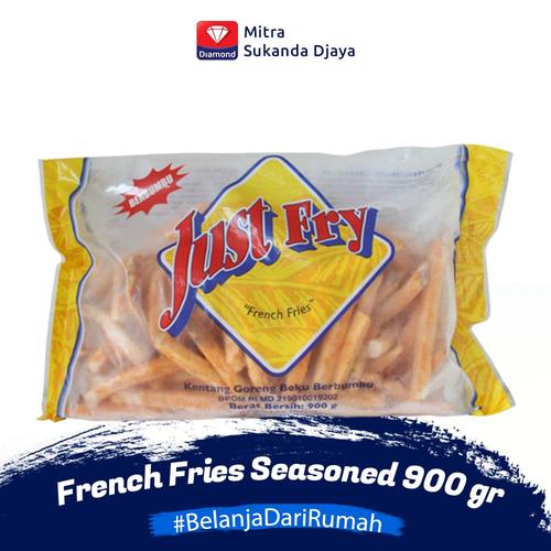 Jual Just Fry French Fries Seasoned 900 gram / Kentang Beku Berbumbu ...