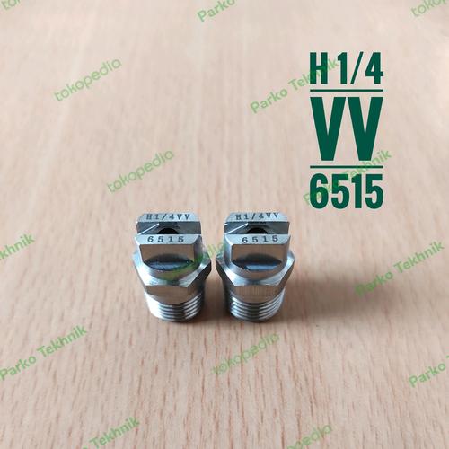 Jual Nozzle V Jet Stainless Steel 1/4(6515) / water flat fan vee jet ...
