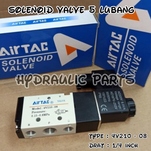 Jual SOLENOID VALVE 5 LUBANG 4V210 - 08 - Jakarta Barat - Hydraulic ...
