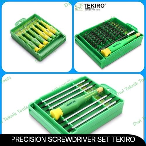 Jual SCREWDRIVER PRECISION SET TEKIRO / OBENG SET PRESISI TEKIRO - 12 in 1, All Size - Jakarta ...