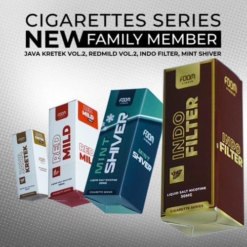Jual FOOM CIGARETTE SERIES 30ML ICY MINT MENTHOL RED MILD BOLD LIQUID ...