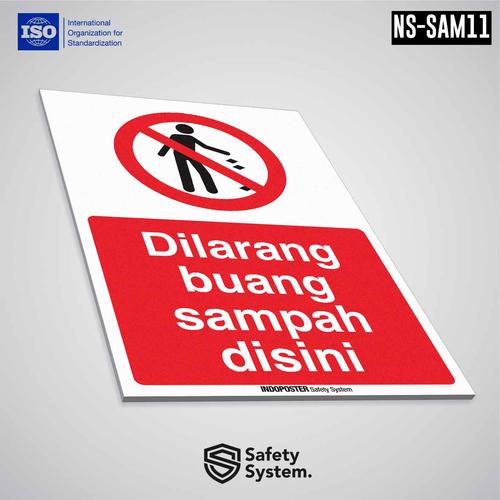 Jual Safety Sign K3 PVC ISO Dilarang Buang Sampah Disini - XS - Kab ... Jual Safety Sign K3 PVC ISO Dilarang Buang Sampah Disini - XS - Kab ...