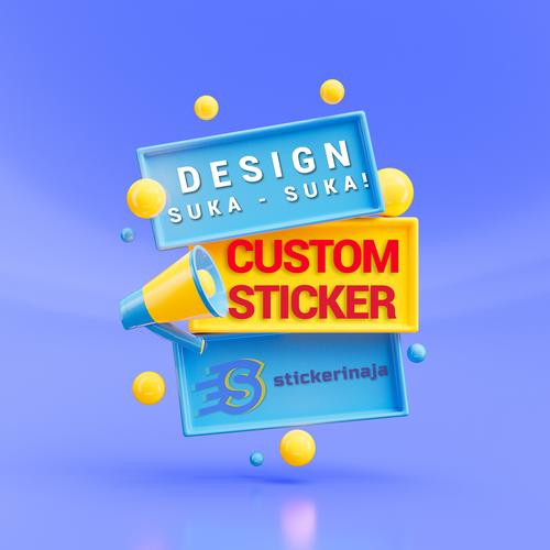 Jual Custom Cutting Sticker | Custom Cutting Stiker Desain Suka Suka ...