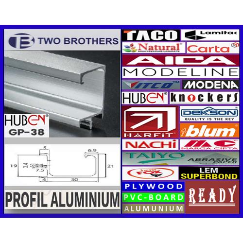 Jual Huben GP 38 - Anodize - Profil Aluminium - Jakarta Barat - Fitting ...
