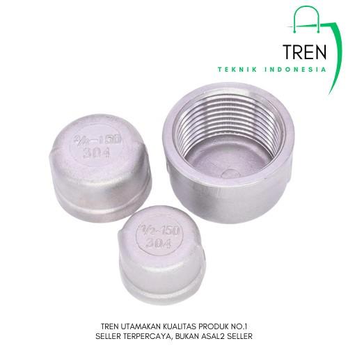 Jual 1/2" DOP CAP END PENUTUP DRAT DALAM STAINLESS SUS304 1/2 ...