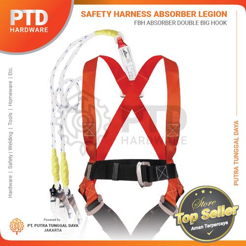 Jual Full Body Harness Absorber Legion Tanpa Tali Dada Double Big Hook ...