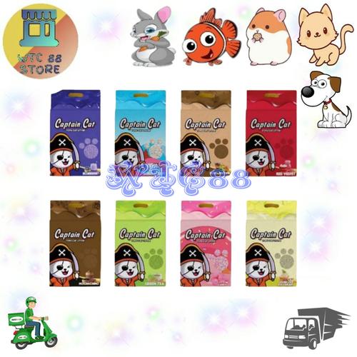 Jual pasir kucing cat litter CAPTAIN CAT TOFU SOYA 7L - 7 LITER - Kab ...