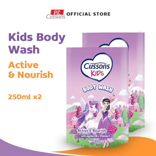 Jual Cussons Kids Body Wash Active & Nourish - Sabun Anak 250ml X2 ...