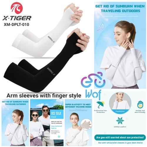 Jual X-TIGER DPLT-010 Arm Sleeves Finger Pelindung Lengan Anti UV ...