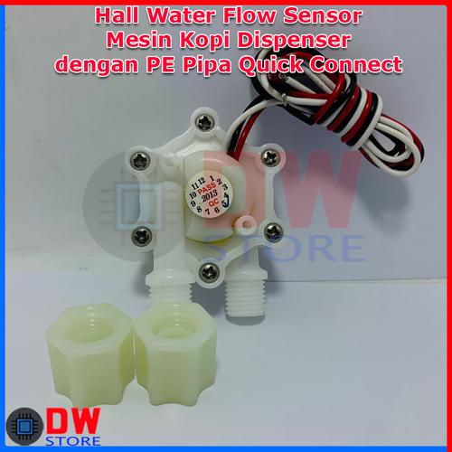 Jual Sensor Aliran Air HAL Water Flow Sensor Dispenser Mesin Kopi Pipa ...