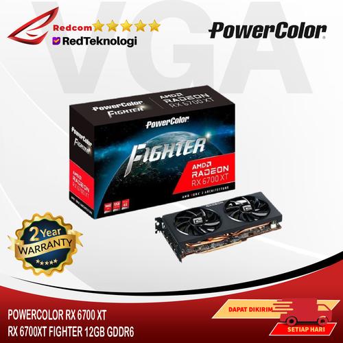 Jual POWERCOLOR RX 6700 XT / RX 6700XT FIGHTER 12GB GDDR6 - Jakarta ...