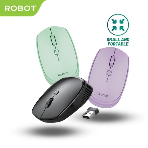 Promo Mouse Wireless ROBOT M205 2.4G 1600DPI Receiver USB untuk PC ...