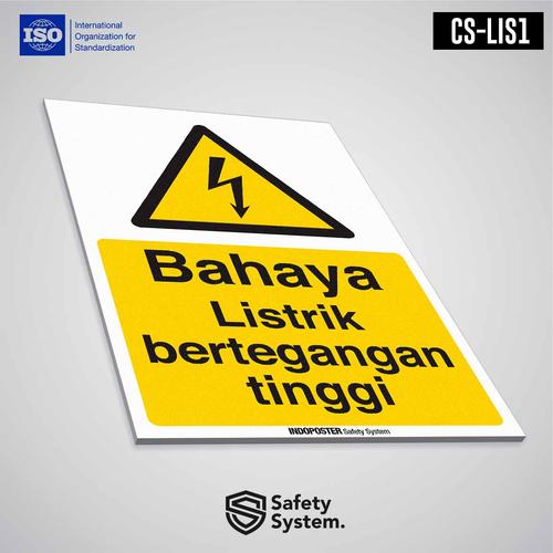 Jual Safety Sign K3 PVC ISO Bahaya Listrik Bertegangan Tinggi - XS ... Jual Safety Sign K3 PVC ISO Bahaya Listrik Bertegangan Tinggi - XS ...