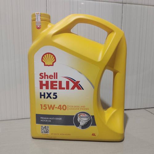 Jual Shell Helix HX5 15W - 40 API SN /CF 4L ( Oli Mobil PREMIUM MULTI GRADE - Kota Medan ...