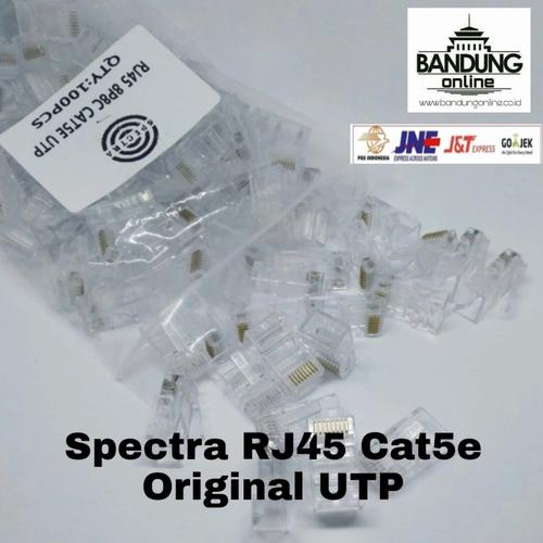 Jual Spectra RJ45 Cat6 Original UTP Isi 50 dan 100 Pcs - 50 Pcs - Kota ...