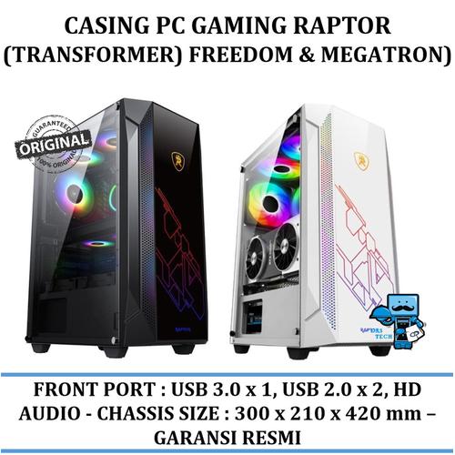 Promo Casing Pc Gaming Raptor (Transformer) Freedom & Megatron ...