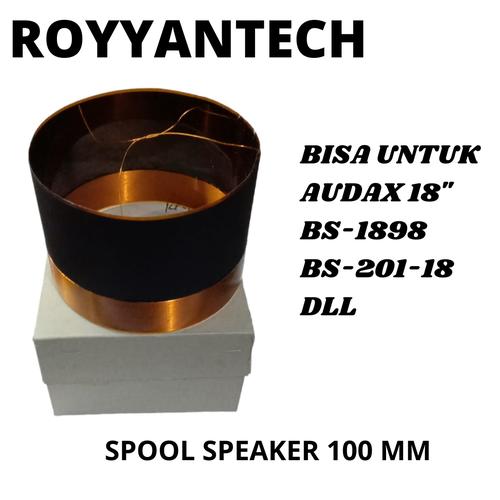 Jual SPOOL SPEAKER 100MM SEPUL 100 MM VOICE COIL SPEKER KAWAT TEMBAGA ...