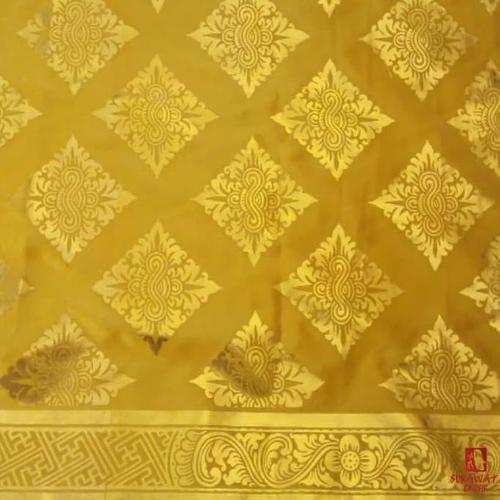Jual Kain Prada Bali Satin Motif Wajik - Kain Prada Emas Bali - Ungu, 1 ...