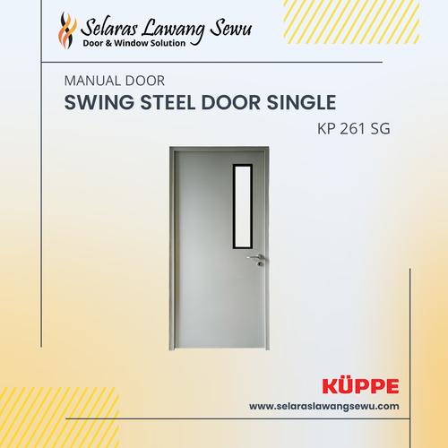 Jual Pintu Besi Swing Single With View KP 261 SG KUPPE - Excel White ...