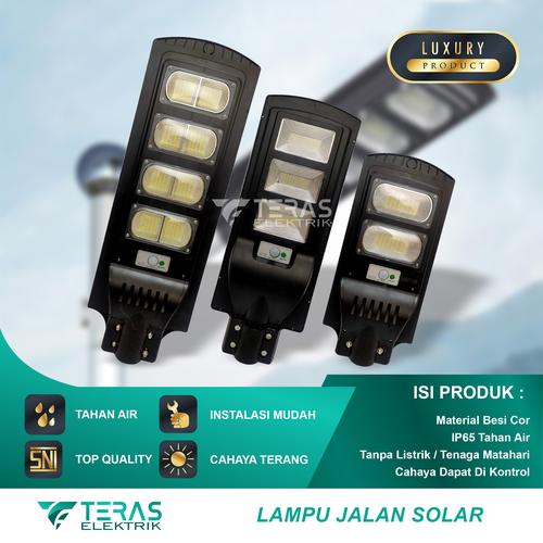 Jual Lampu Jalan Solar 60 W PJU tenaga solar 90 W PJU 120 Watt Remote ...
