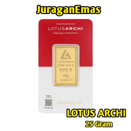 Jual Emas logam mulia lm lotus archi lotusarchi 25 gr gram - Jakarta ...