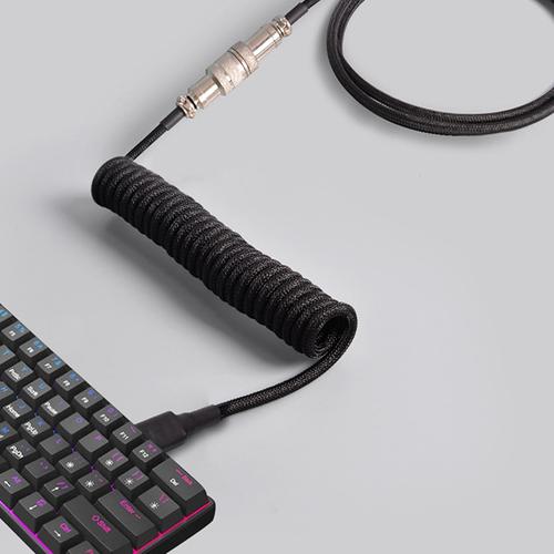 Promo Coiled Cable Type C Aviator Kabel Keyboard Coil Keyboard ...