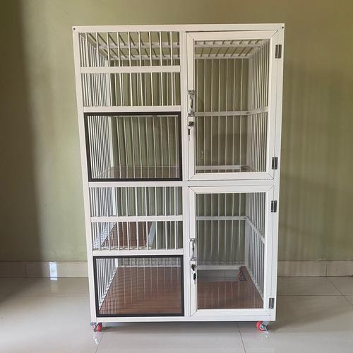 Jual kandang kucing alumunium pitoh premium tingkat cat house bisa ...