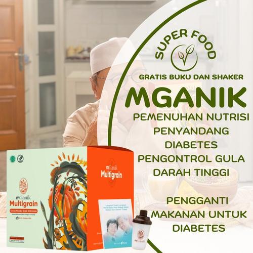 Jual MGANIK MULTIGRAIN 25 GRAM 1 BOX 20 SACHET free shaker+boox ...