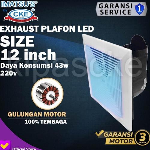Jual NEW EXHAUST PLAFON 12 INCH DENGAN LED HEXOS/HEKSOS PLAFON CEILING ...