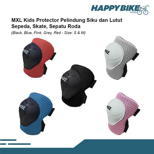 Jual MXL Pelindung Lutut Sikut Anak Sepeda Knee Elbow Pads Kids Unisex ...