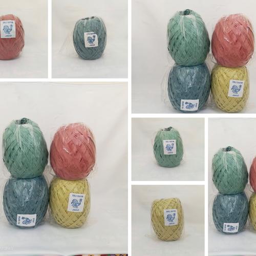 Promo TALI RAFIA ROLL WARNA 1 KG GULUNGAN - Biru - Kota Surabaya ...