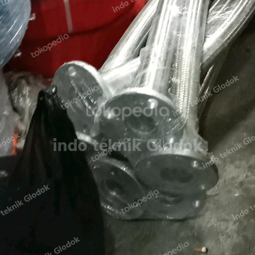 Jual flexible hose 3" x 60cm stainless sf 600 conn flange JIS 10k - Jakarta Barat - indo teknik ...