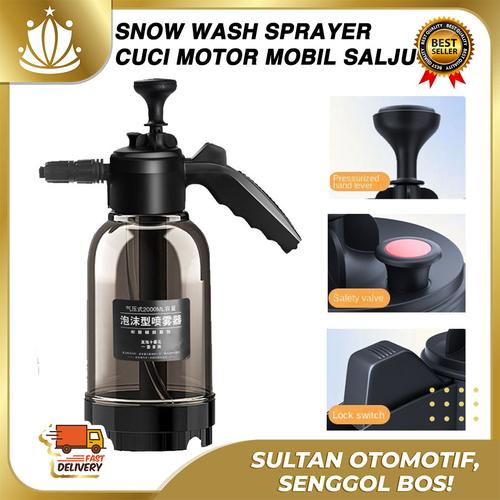 Jual Cuci Salju Manual Hand Snow Wash Sprayer Salju Motor Mobil 2 Liter ...