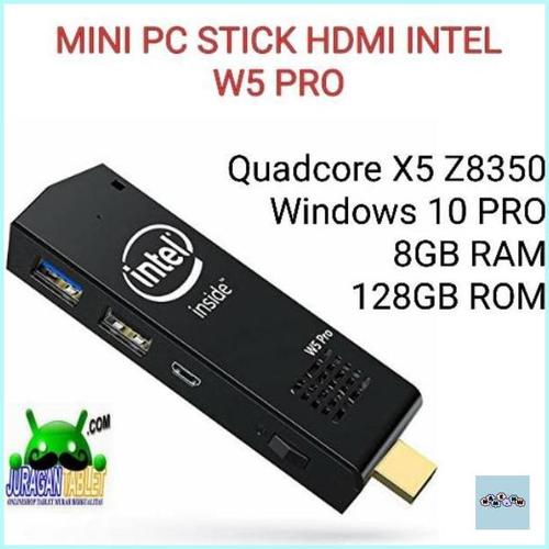 Jual Ready Mini PC Stick W5 Pro HDMI 8GB RAM 128GB ROM Windows 10 Pro ...