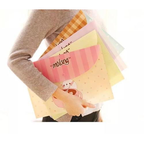 Jual " 7S MAP PLASTIK A4 KARAKTER KARTUN LUCU MAP FILE LUCU MAP KANCING ...